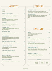 Gastro Menu Monza: Pasta, Pizzas & Italian Flavors