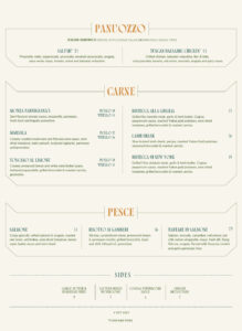 Gastro Menu Monza: Pasta, Pizzas & Italian Flavors